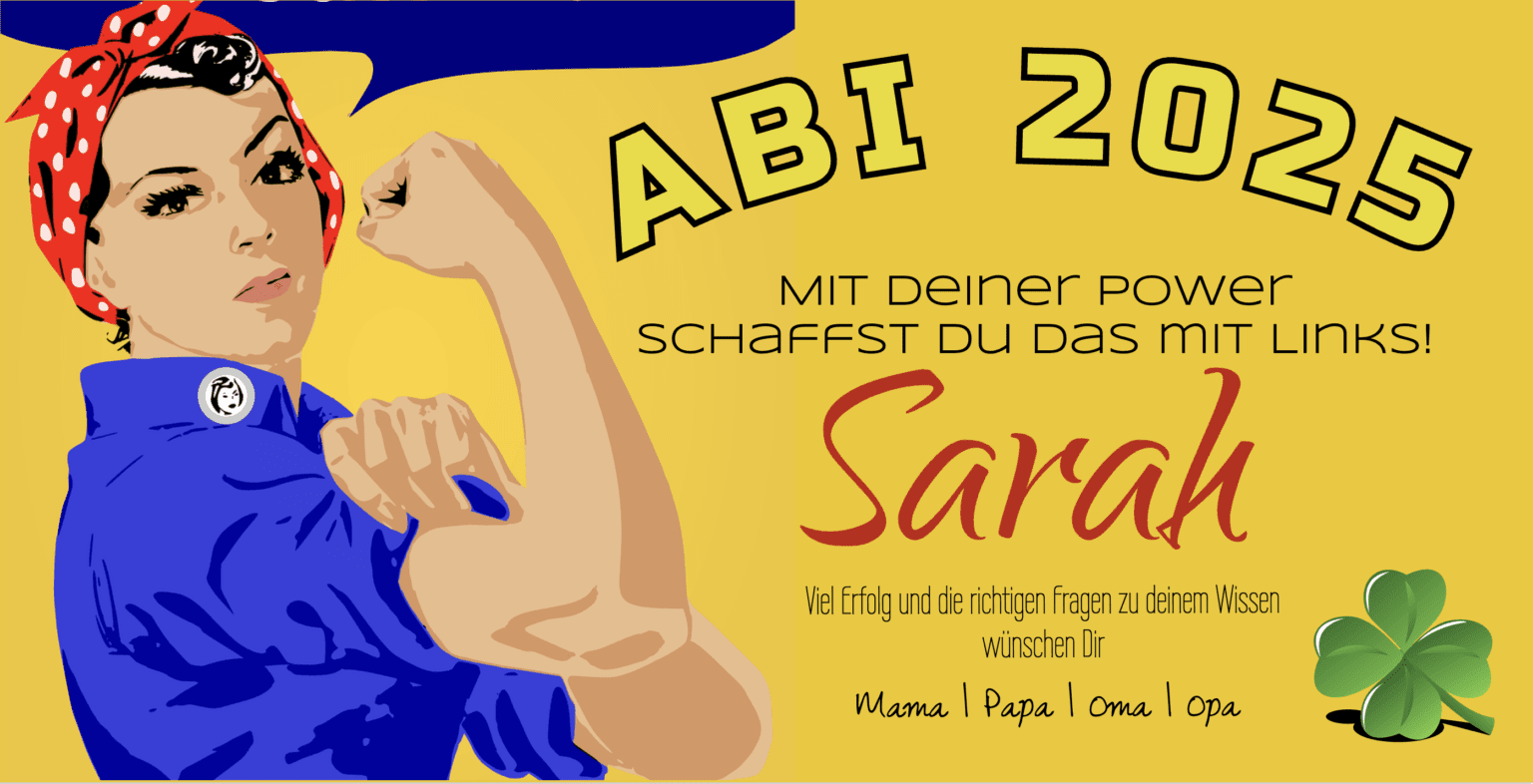 Abi Plakat Motivation – Viel Erfolg Zum Abitur Ab 1 Stück